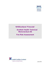 NHS Scotland Firecode: Fire Risk Assessment - The Construction ...
