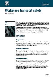 Workplace transport safety: an overview - The Construction Information ...