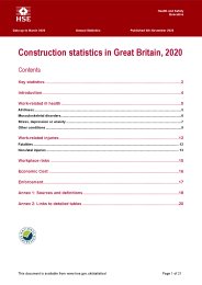 Construction statistics in Great Britain, 2020 - The Construction ...
