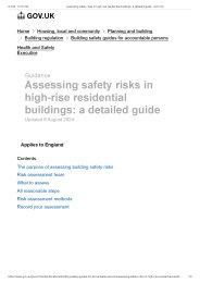 Assessing safety risks in high-rise residential buildings: a detailed ...