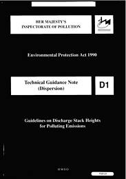 Guidelines on discharge stack heights for polluting emissions - The ...