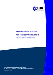 Safety code of practice for refrigerating systems utilising A1 ...