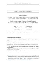 Town and Country Planning (General Permitted Development) (Amendment) (No.2) (England) Order ...