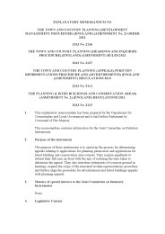 Explanatory Memorandum to the Town and Country Planning (Development ...