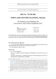 Planning (Listed Buildings and Conservation Areas) (Wales) Regulations ...