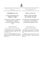 Planning (Listed Buildings and Conservation Areas) (Wales) (Amendment ...