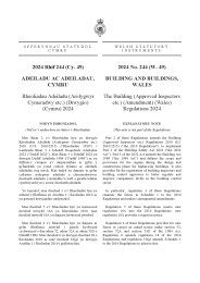Building (Approved Inspectors etc.) (Amendment) (Wales) Regulations ...