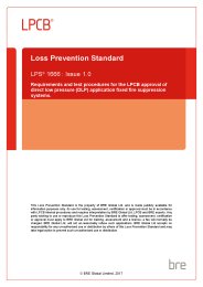 Requirements and test procedures for the LPCB approval of direct low ...