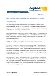 Definition of cladding within the construction sector - The ...