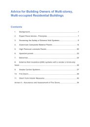 Advice for building owners of multi-storey, multi-occupied residential ...