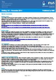 The Construction Information Service - Briefing (UK - November 2014 ...