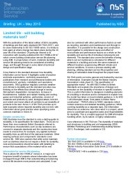 The Construction Information Service - Briefing (UK - May 2015) - The ...