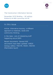 The Construction Information Service November 2015 Briefing - UK ...