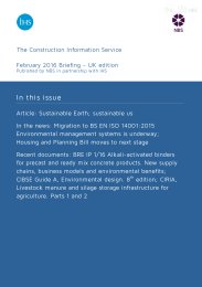 The Construction Information Service February 2016 Briefing - UK ...