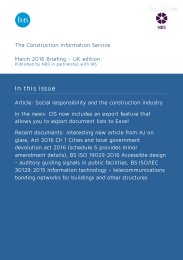 The Construction Information Service March 2016 Briefing - UK Edition ...