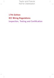 17th edition IEE wiring regulations: inspection, testing and ...