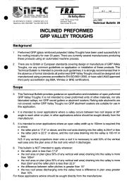 Inclined preformed GRP valley troughs - The Construction Information ...