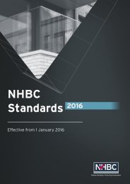 NHBC Standards 2016 - The Construction Information Service