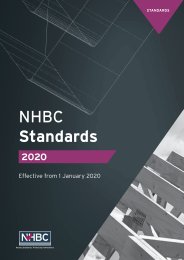 NHBC Standards 2020 - The Construction Information Service