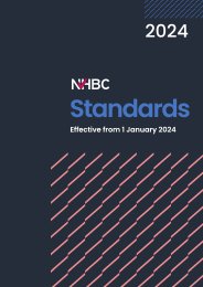 NHBC Standards 2024 - The Construction Information Service