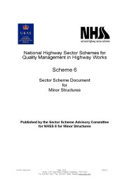 Sector scheme document for minor structures. October 2014 Issue SS 8 ...
