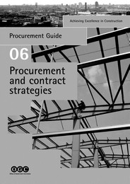 Achieving excellence in construction: Procurement and contract ...