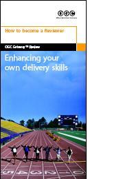 OGC gateway review. How to become a reviewer. Enhancing your own ...