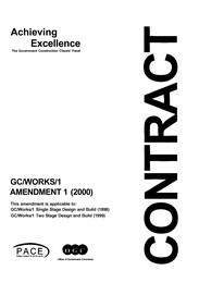 GC/Works/1 Amendment 1 2000. Achieving excellence. This amendment is ...
