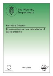 Procedural guidance - enforcement appeals and determination of appeal ...