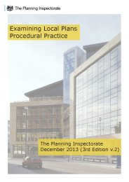 Examining local plans - procedural practice. 3rd edition, version 2 ...