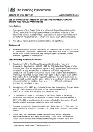 Use of correct notation on definitive map modification orders and ...