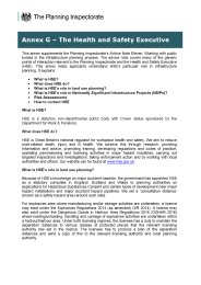 Annex G to advice note 11 - Health and Safety Executive. Version 1 ...