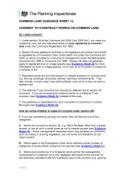 Consent to construct works on common land - The Construction ...