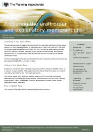 Preparing the draft order and explanatory memorandum - preparation of a ...