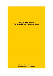Procedure guide for local plan examinations - The Construction ...