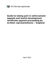 Guide to taking part in enforcement appeals and lawful development ...