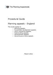 Procedural guide. Planning appeals - England - The Construction ...