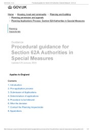 Procedural guidance for Section 62A authorities in special measures ...