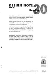 Access design: Guidance notes: Housing - The Construction Information ...