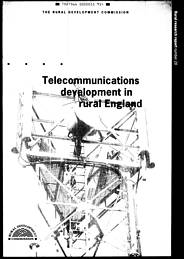Telecommunications development in rural England - The Construction ...