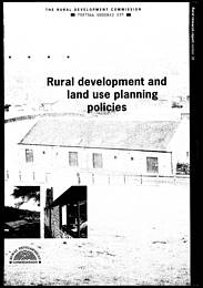 Rural development and land use planning policies - The Construction ...