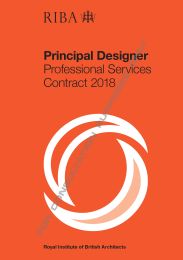 RIBA principle designer professional services contract 2018 - The ...