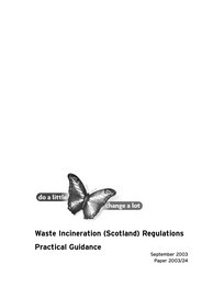 Waste incineration (Scotland) regulations - practical guidance - The ...