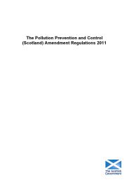 Pollution prevention and control (Scotland) amendment regulations 2011 ...