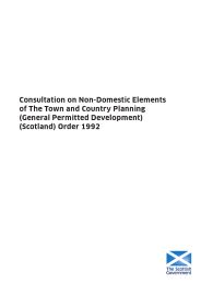 Consultation on non-domestic elements of the Town and country planning ...