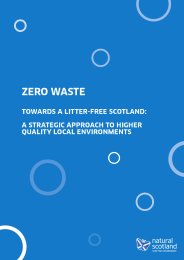 Zero waste - towards a litter-free Scotland: a strategic approach to ...