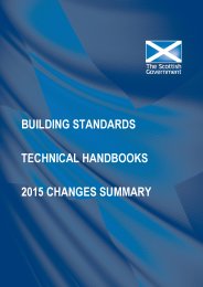 Building standards - Technical Handbooks: 2015 Changes summary - The ...