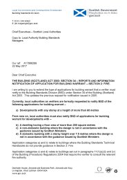 Building (Scotland) act 2003: section 34 - reports and information ...