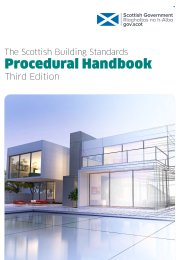 Scottish building standards procedural handbook. 3rd edition version 1. ...