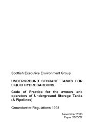 Underground storage tanks for liquid hydrocarbons. Code of practice for ...